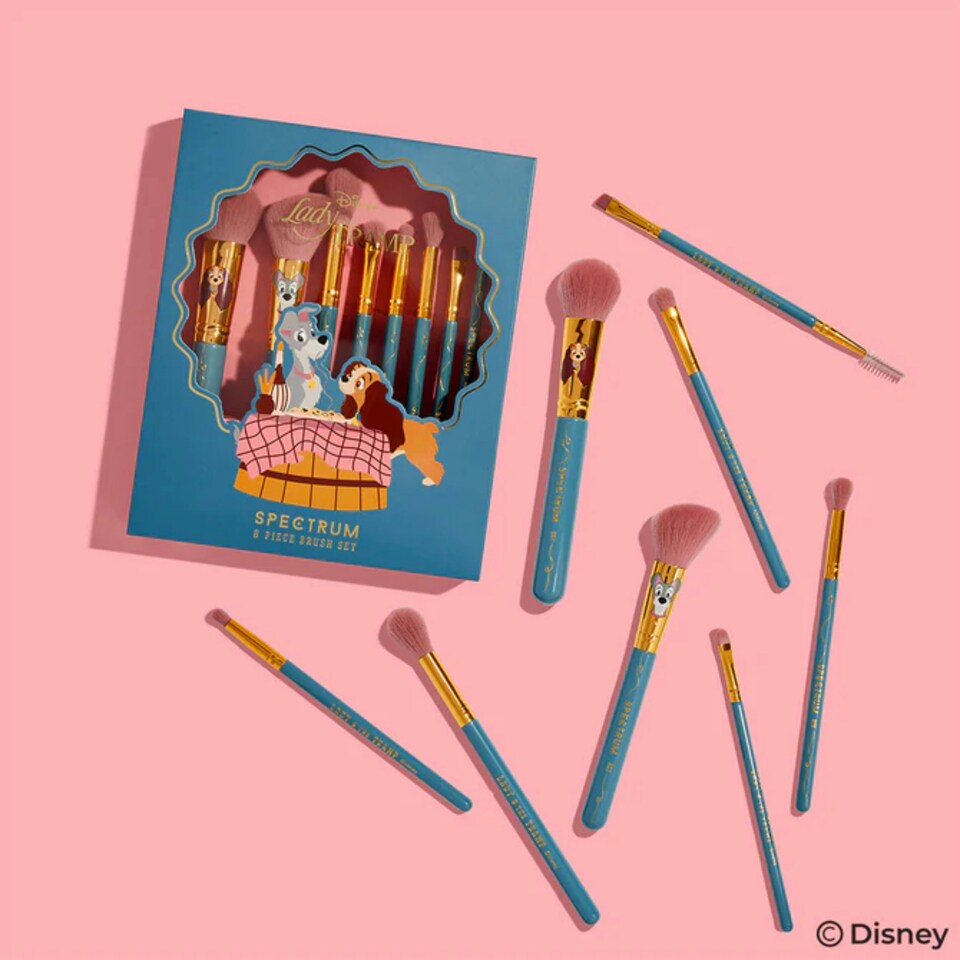 Spectrum Lady And The Tramp 8 Piece Makeup Brush Set - Tesco Groceries