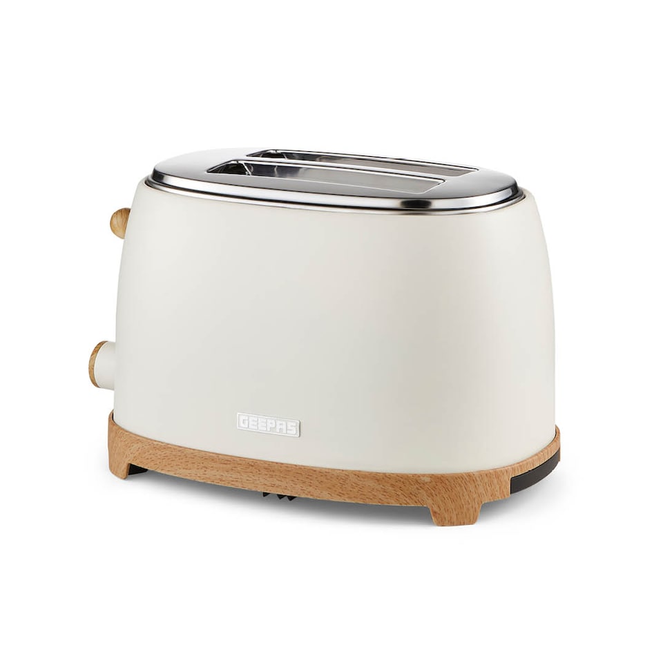 GEEPAS 2 Slice Toaster NordiQ Design,850W Cream - Tesco Groceries