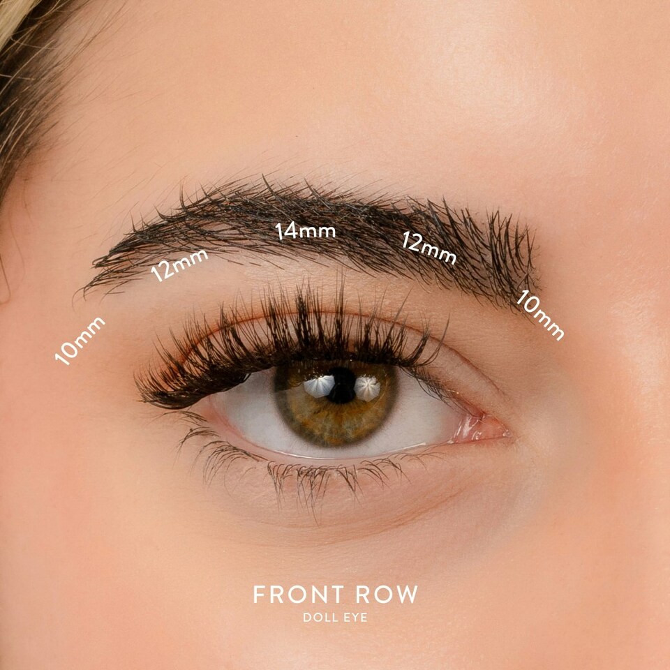 House Of Amor - Eyelash Extensions - Front Row Length - Natural C Curl ...