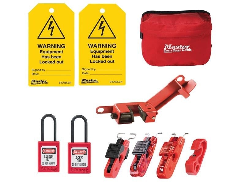 Master Lock Electrical Lockout Kit, 9 Piece - Tesco Groceries