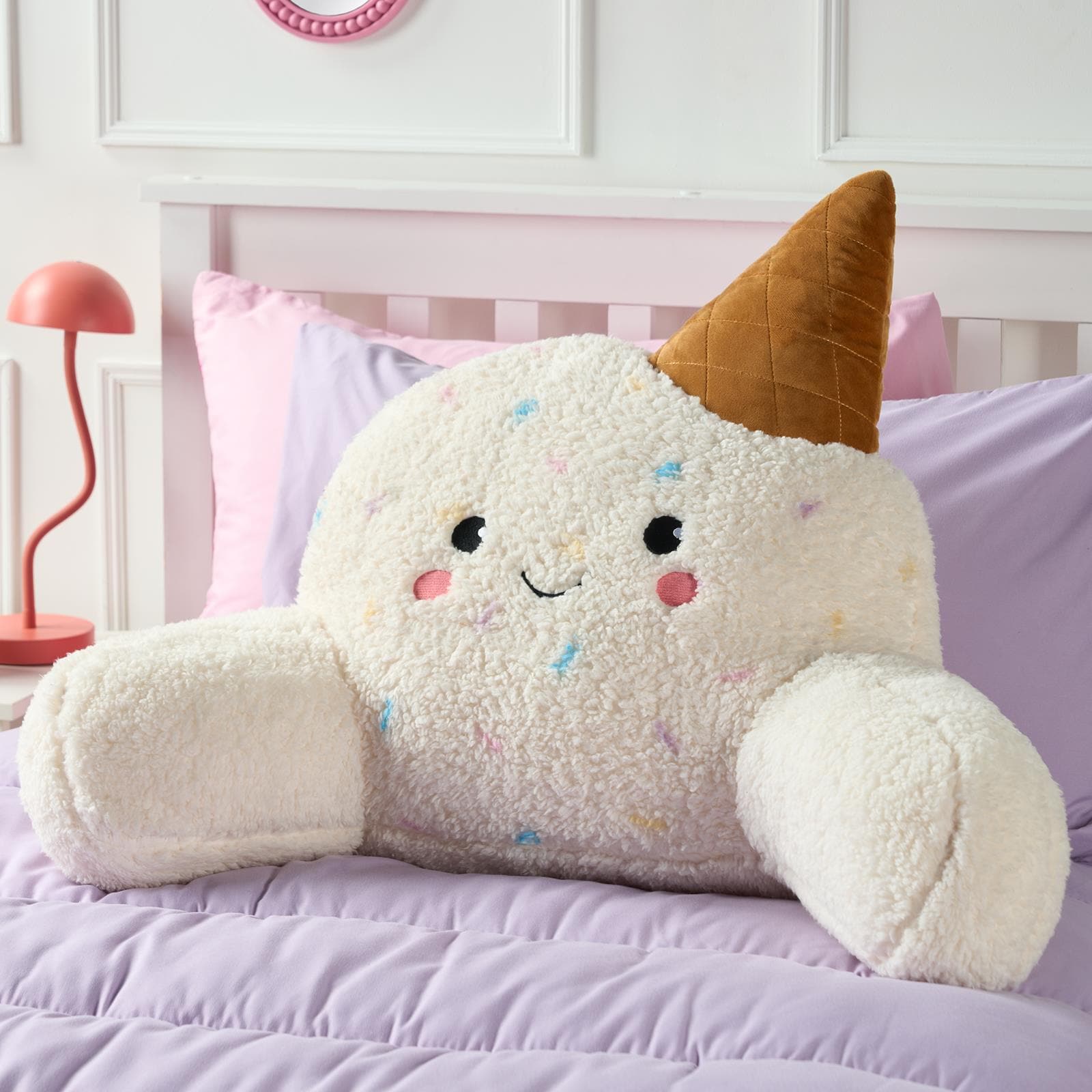 OHS Scoops the Ice Cream Cuddle Cushion Novelty Reading Pillow - Tesco ...