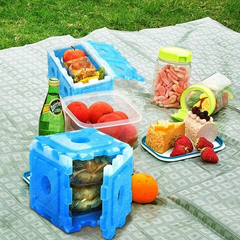 Ice Pack Freezer Blocks for Cooler Bag Cool Box Picnic Box Bag Keep ...