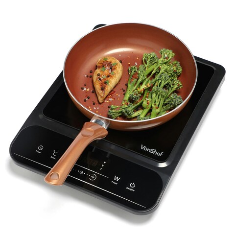 VonShef Single Induction Hob 2000W Portable Electric - Tesco Groceries