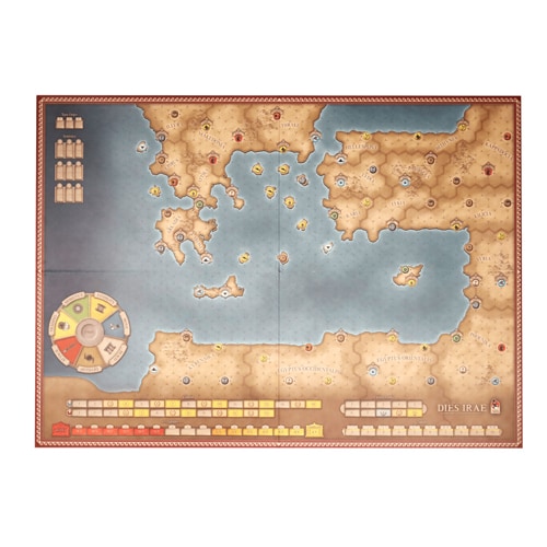 HELLAS mounted map "old style" - Tesco Groceries