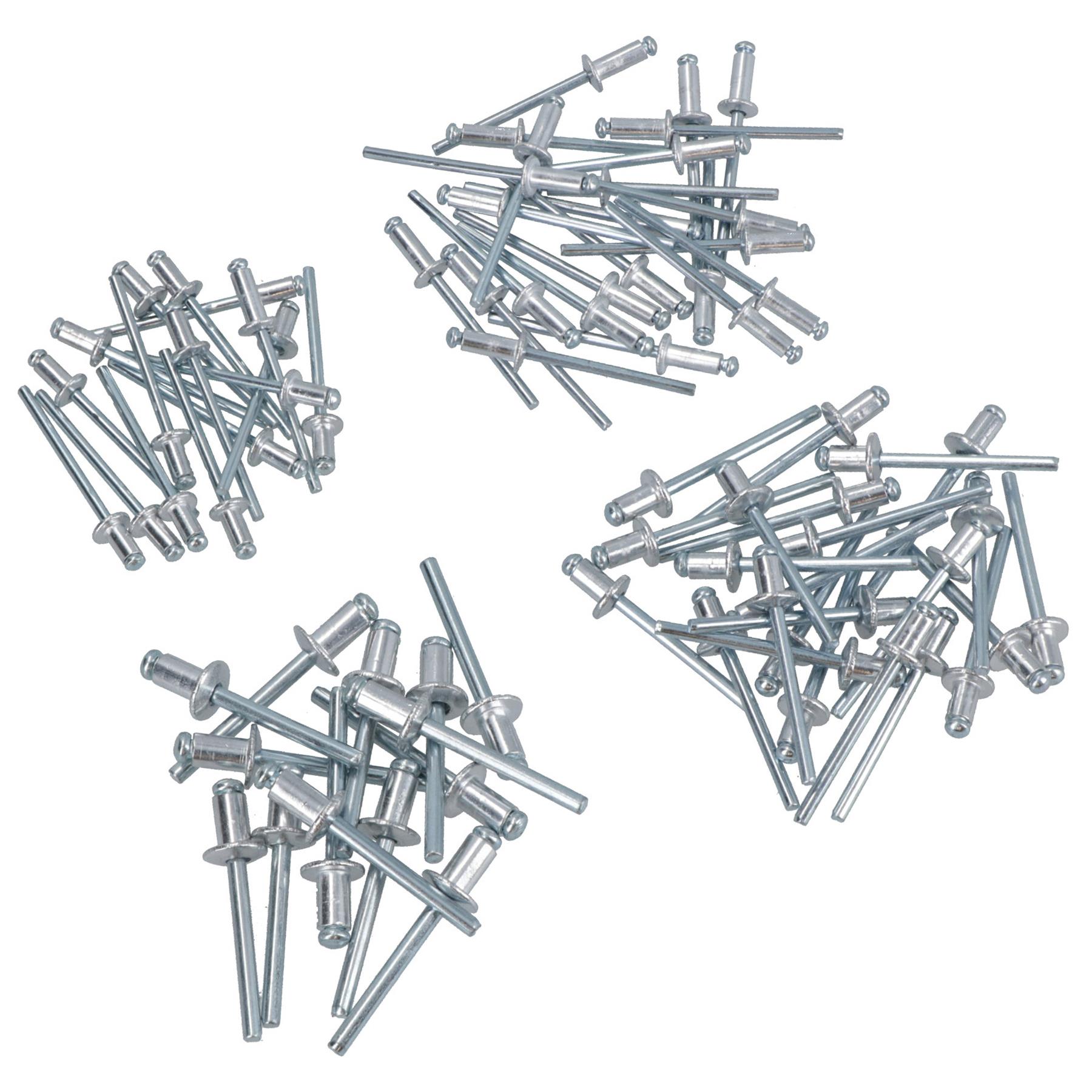 Assorted Blind Pop Pot Rivets Set Fastener Fastening Metric 3.2 - 4.8mm ...