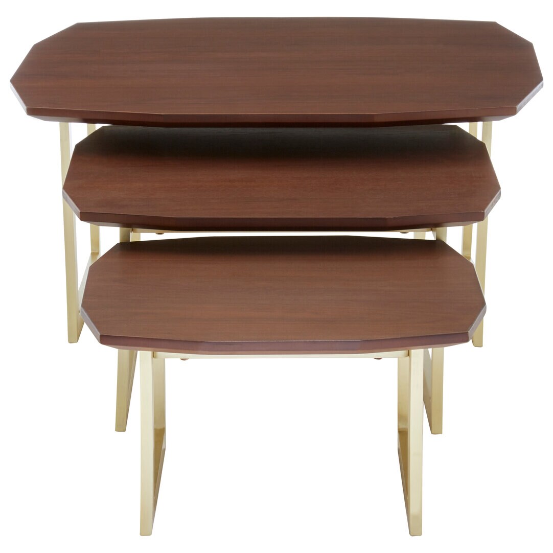 Villi Set of Three Nesting Side Tables - Tesco Groceries