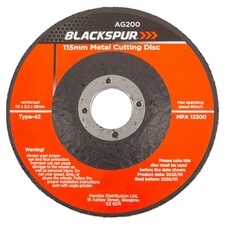Blackspur Metal Cutting Disc - 115mm x 3.2mm (4.5") - Tesco Groceries