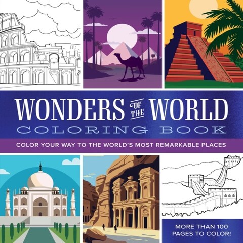Wonders Of The World Coloring Book - Tesco Groceries