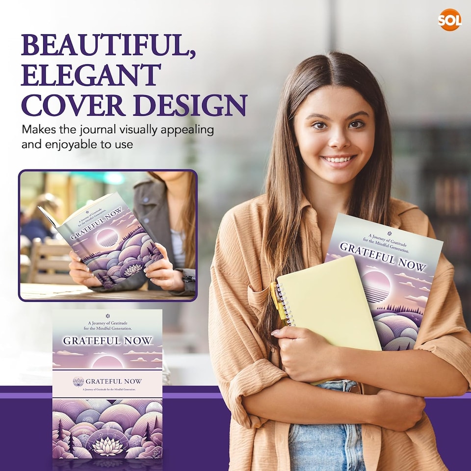 A4 Gratitude Journal – Daily Self-Care Diary for Mindfulness ...