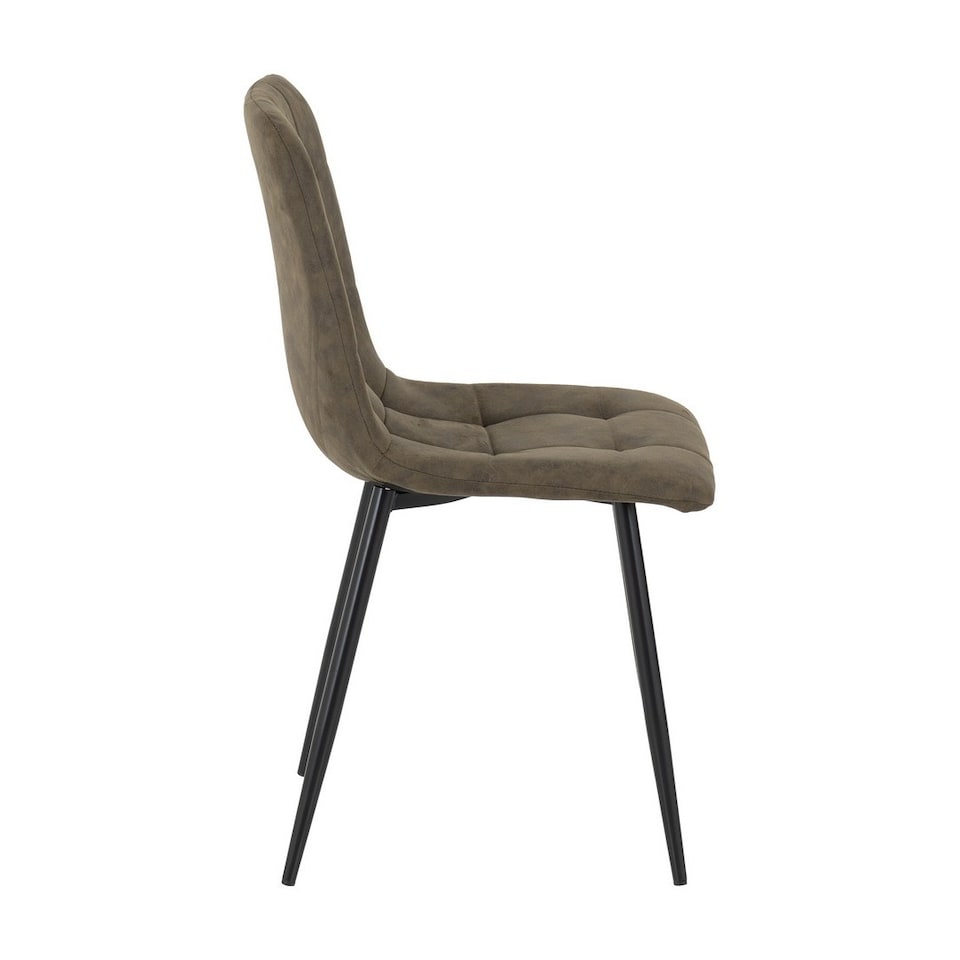 Fenton Indoor Dining Chair (Pack of 4) - L55 x W44 x H86.5 cm - Olive ...