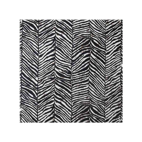 Zebra Grunge Print Splash Back | White - Tesco Groceries