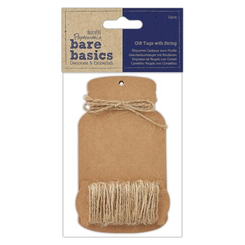 Gift Tags with String (12pk) - Bare Basics - Large Bottle - PMA 174328 ...