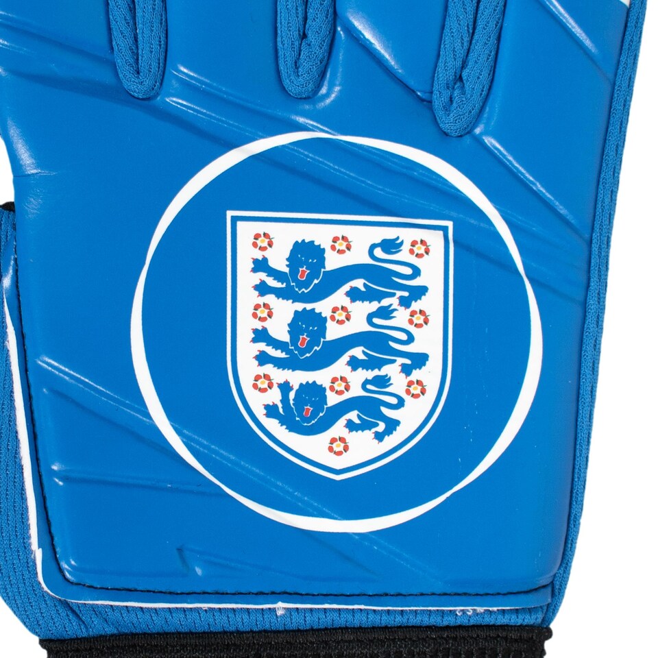 England FA Boys Crest Goalkeeper Gloves | Blue | Blue | 1 - Tesco Groceries