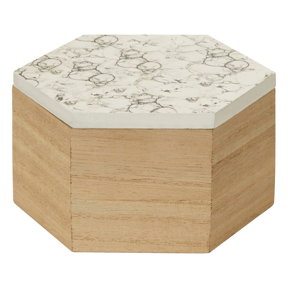 Mimo Hexagonal Trinket Box - Tesco Groceries