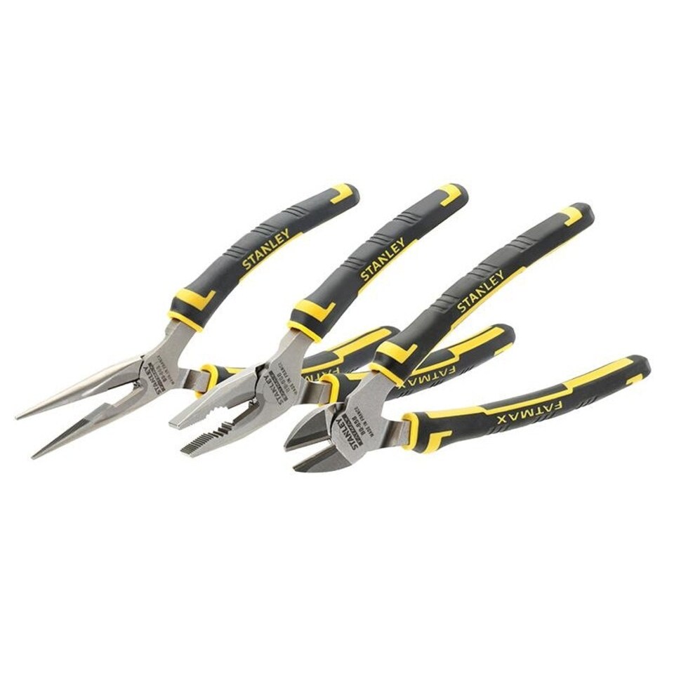 Stanley Hand Tools Fatmax Pliers Set, 3 Piece - Multi Colour - One Size ...