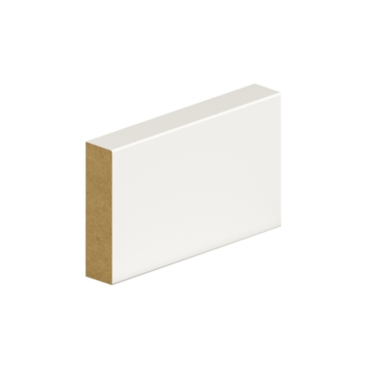 PACK OF 5 (Total 5 Units) - 18mm Thick Primed MDF Square Edge Skirting ...