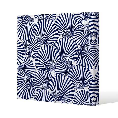 Striped Sea Shells (Canvas Print) - Tesco Groceries
