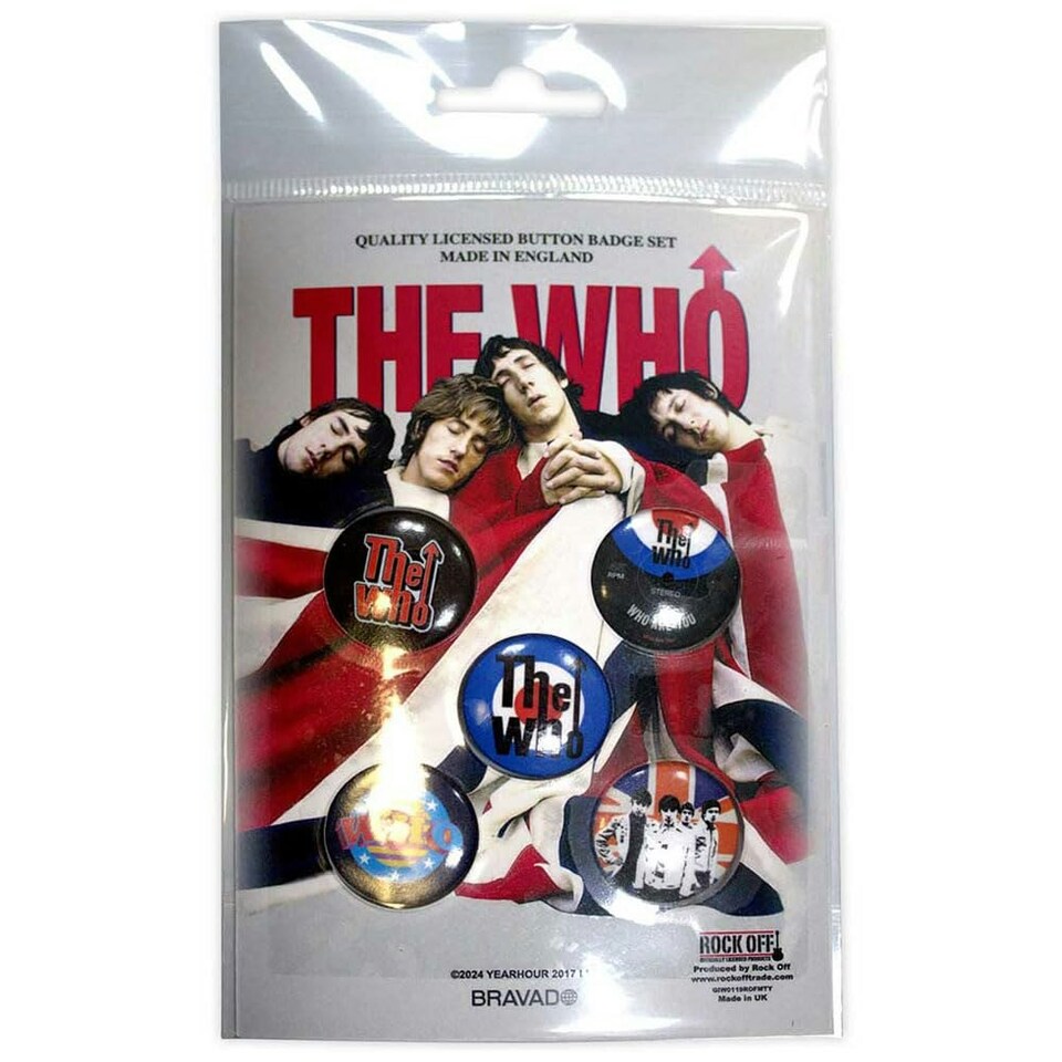 The Who Button Badge Pack: Target - Accessories N/A - Tesco Groceries