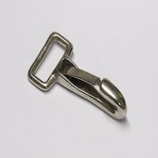 25MM Zinc Plated Square Buckle - Flat Spring Snap Hook - Tesco Groceries