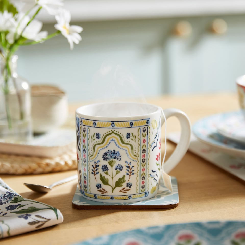 Ulster Weavers Boho Floral Mug - New Bone China Multi - Tesco Groceries
