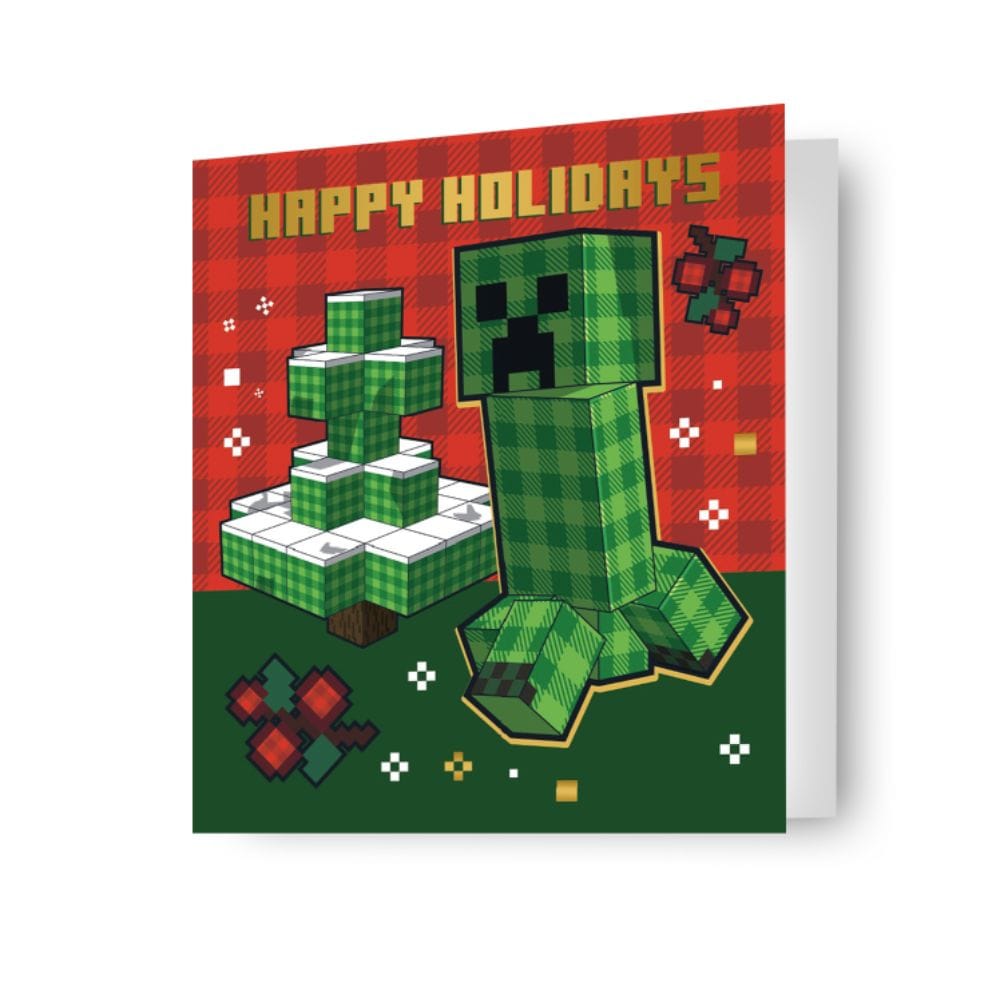 Minecraft Christmas Card - Tesco Groceries