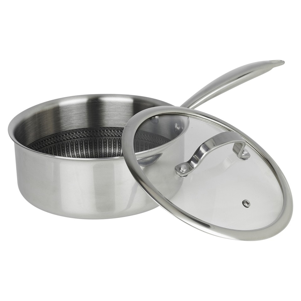 Hextec Non Stick Stainless Steel Aluminium Induction Cookware Tempered ...