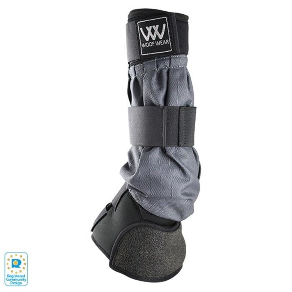 Woof Wear Mud Fever Boot Black | Size: Small Colour: Black/Grey - Tesco ...