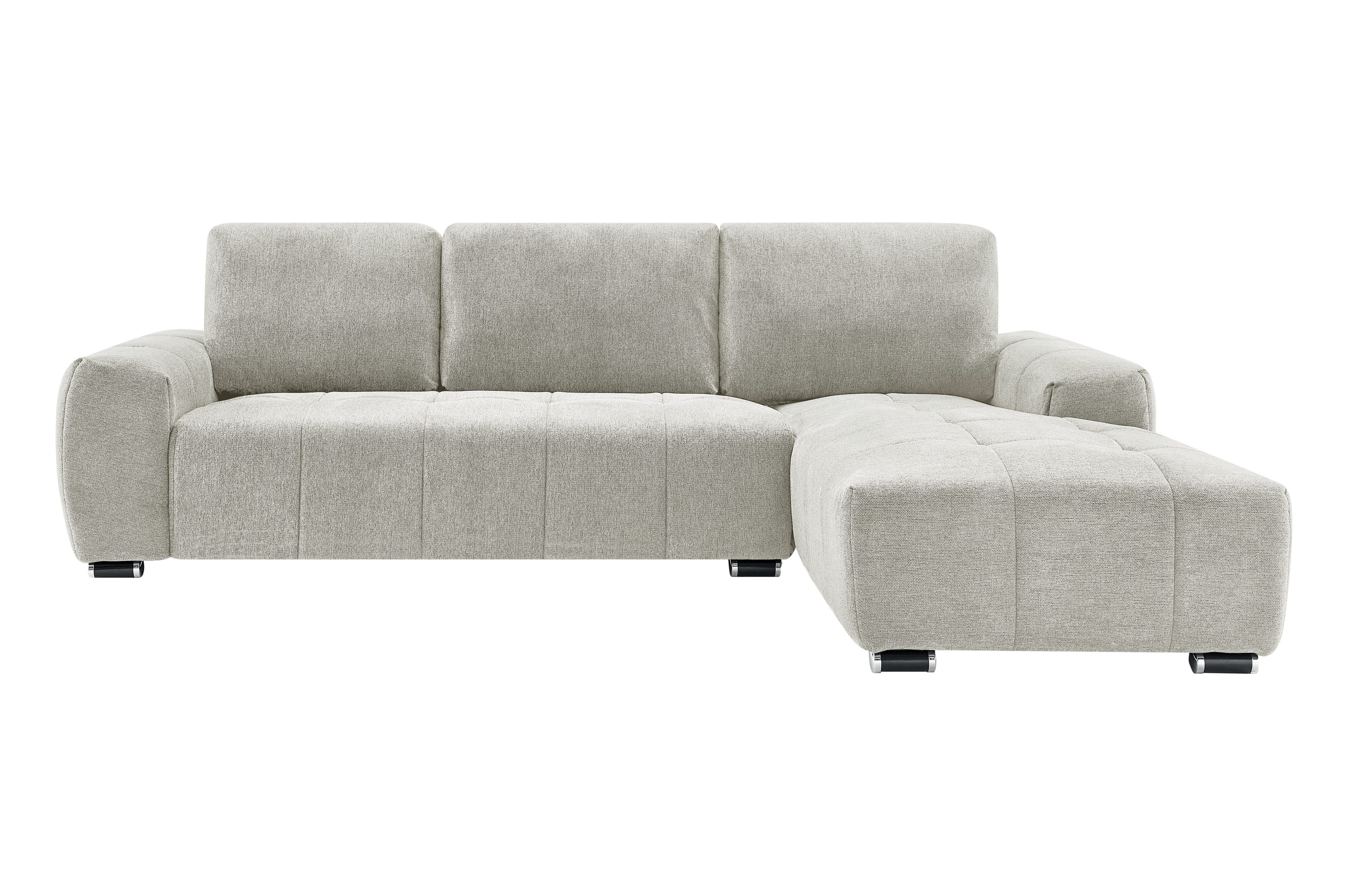 The Capri 3 Seater Corner Sofa in Grey, Silver or Beige | Cream | One ...