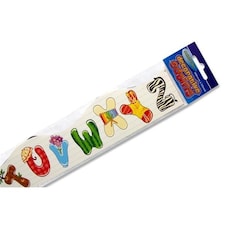 990x55mm Decorative Alphabet Edging by Clever Kidz - Tesco Groceries