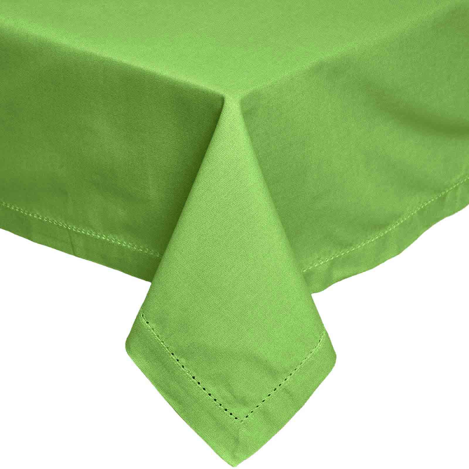 Homescapes Lime Green Tablecloth - 178 x 300 cm | Green | Lime Green ...