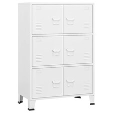 Industrial Storage chest White 75x40x115 cm Metal - Tesco Groceries