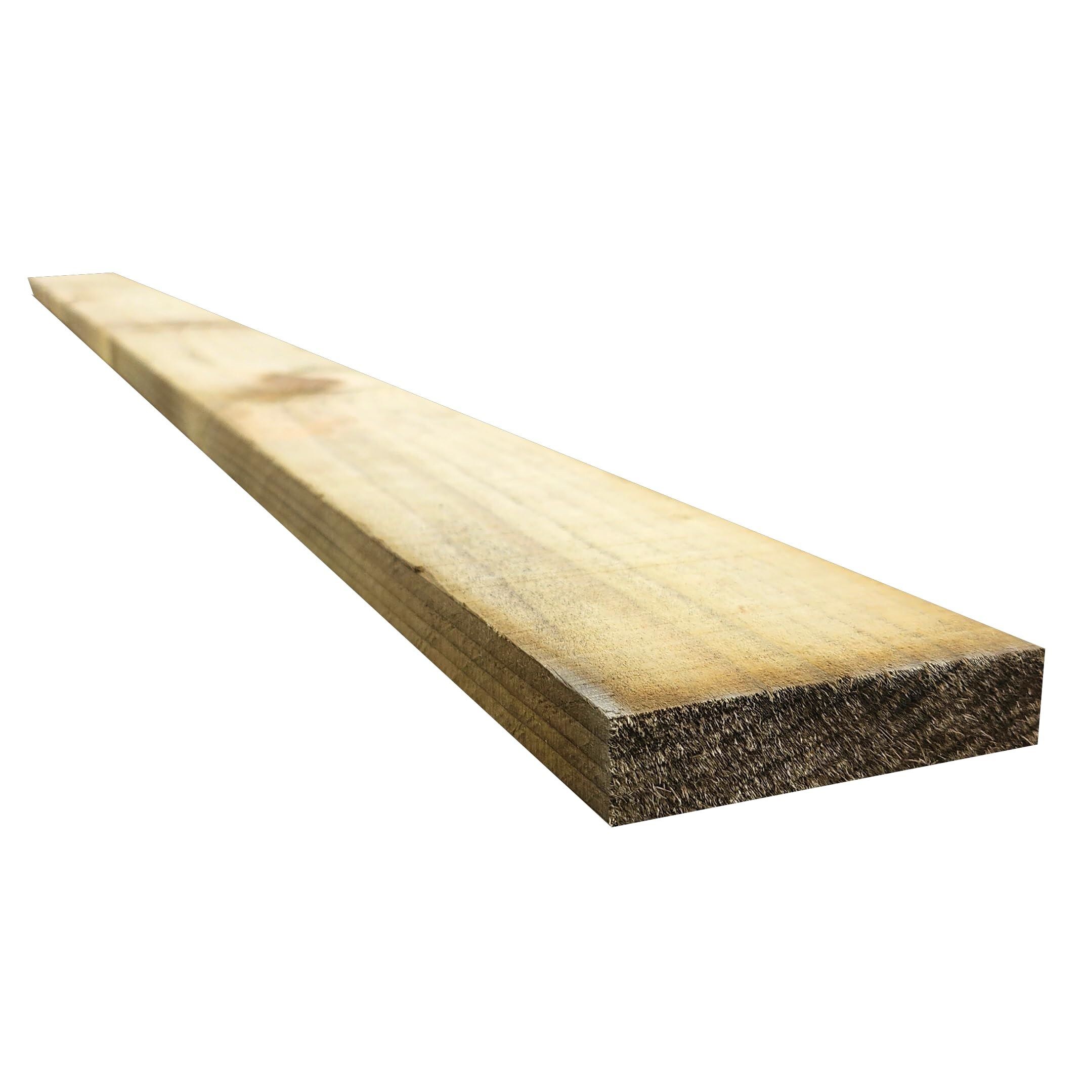 Snowdon Timber Garden Treated 4x1" Timber (L) 2.4m (W) 100mm (T) 22mm ...