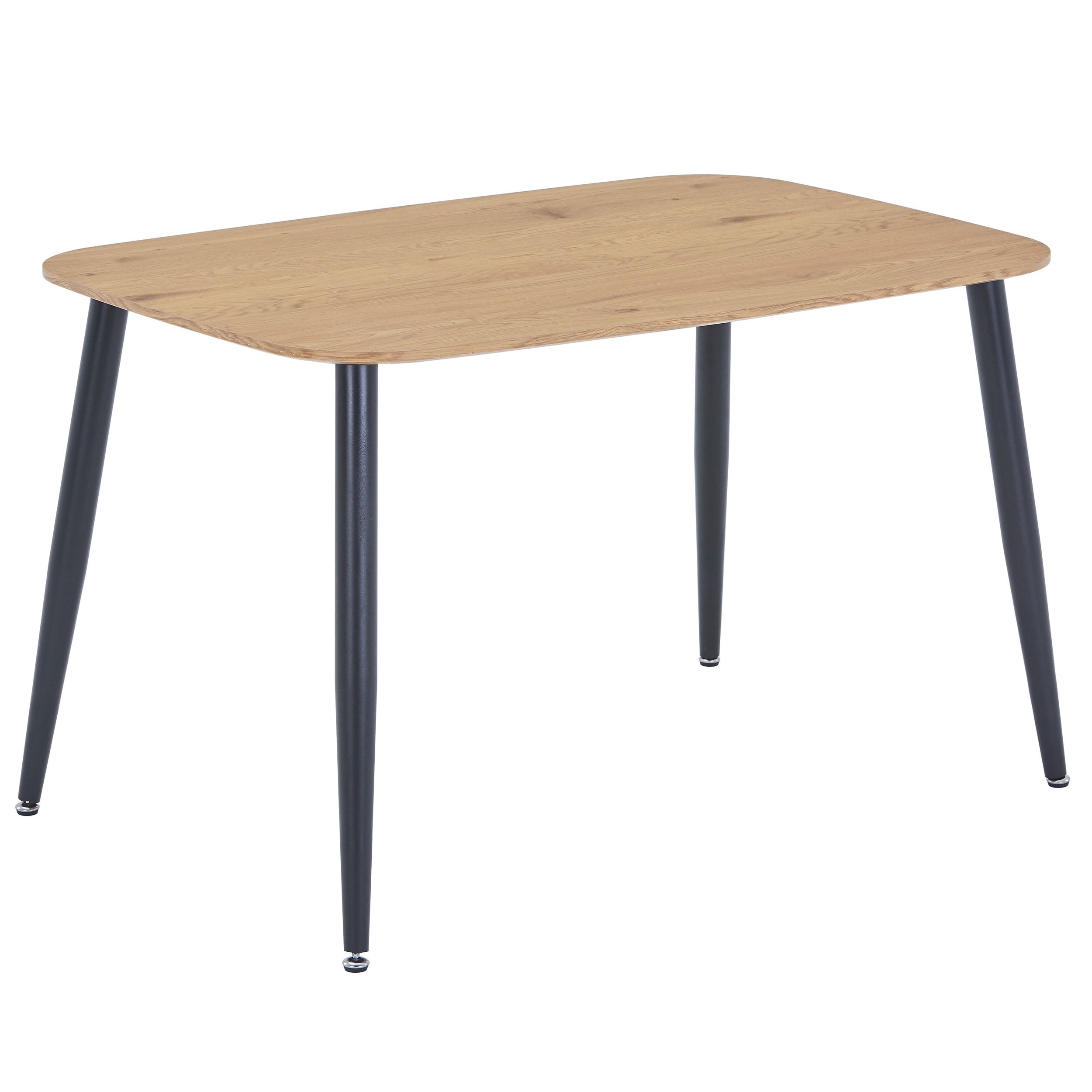 Rectangular Dining Table 120cm - Modern 4 - 6 Seater Spacious Kitchen ...