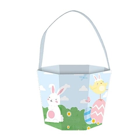 Easter Characters Pastel Scene Printed Cardboard Bucket 17cm - Tesco ...