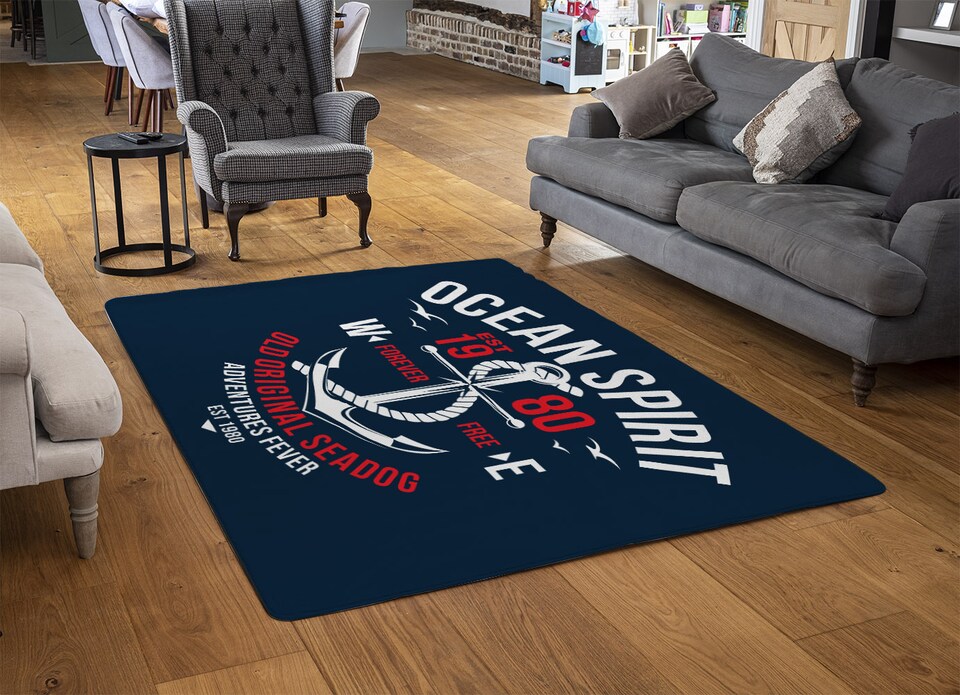 Ocean Spirit Rug | Multi - Tesco Groceries