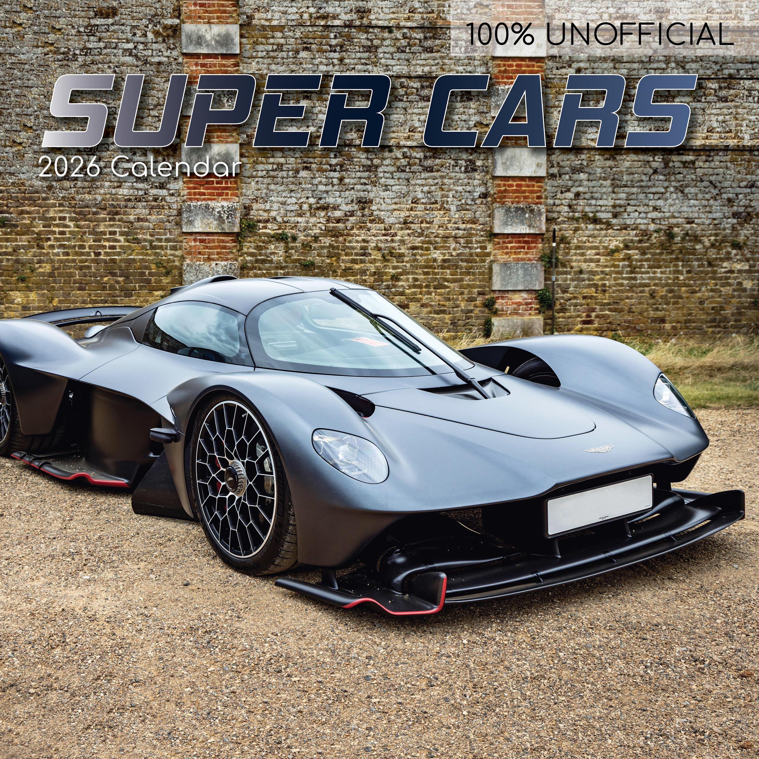 2026 Square Wall Calendar - Super Cars - Tesco Groceries