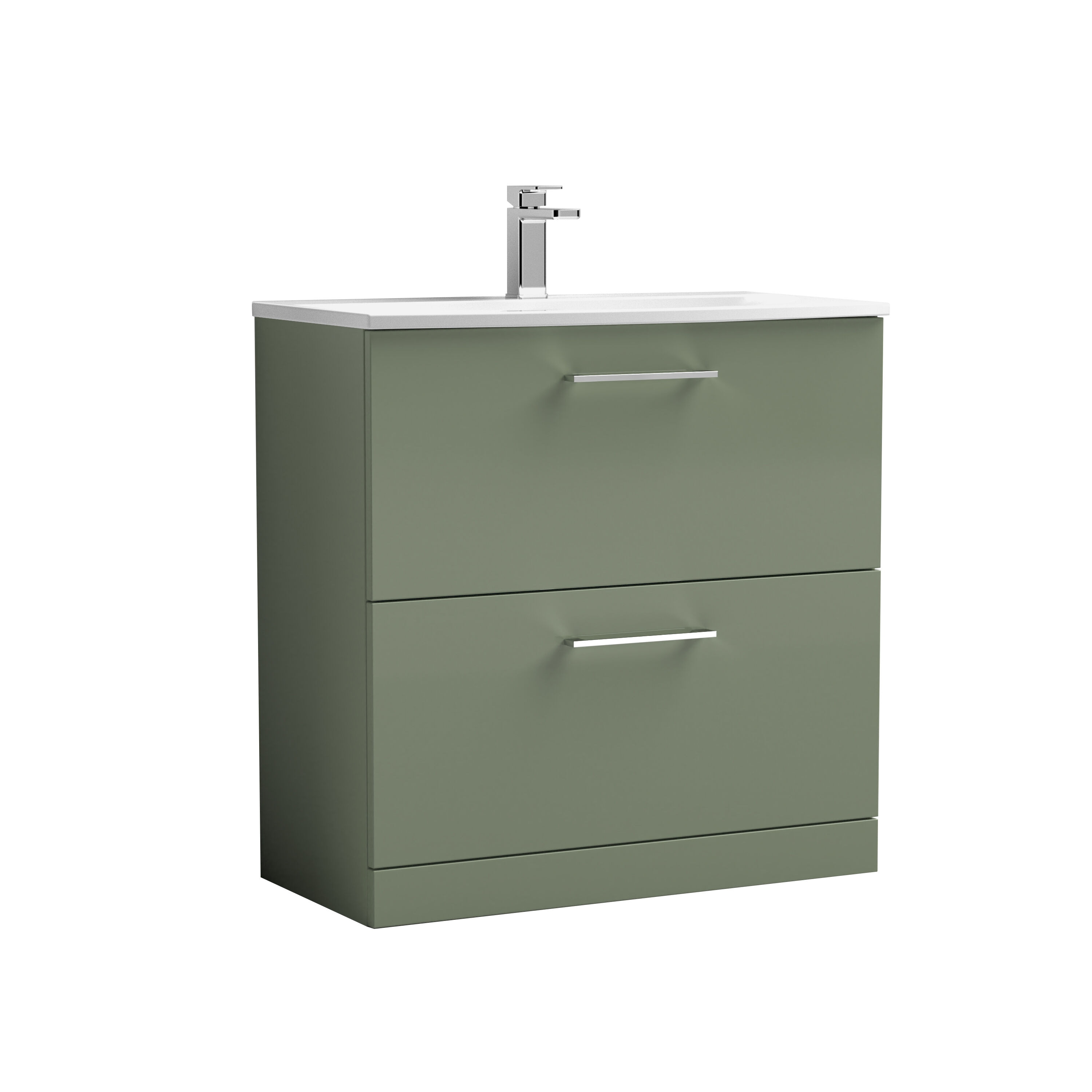 Balterley Modern Bathroom 2 Soft Close Drawer Floor Standing Vanity ...
