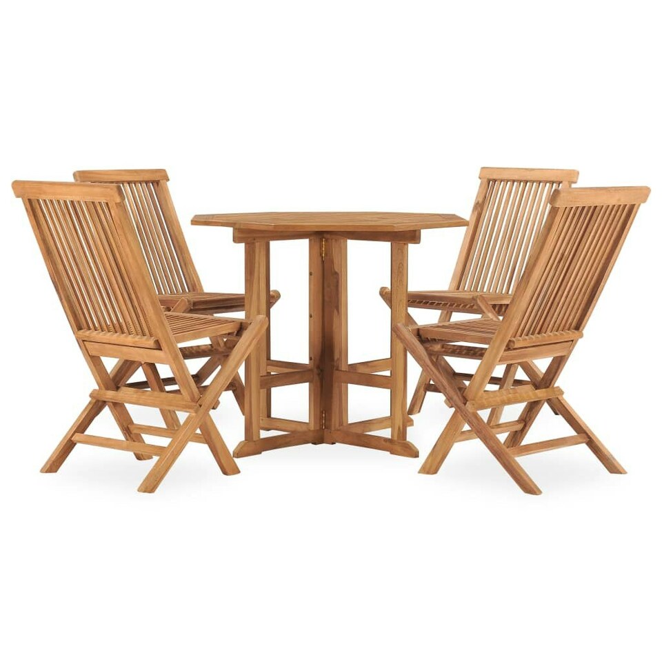 5 piece folding dining set store