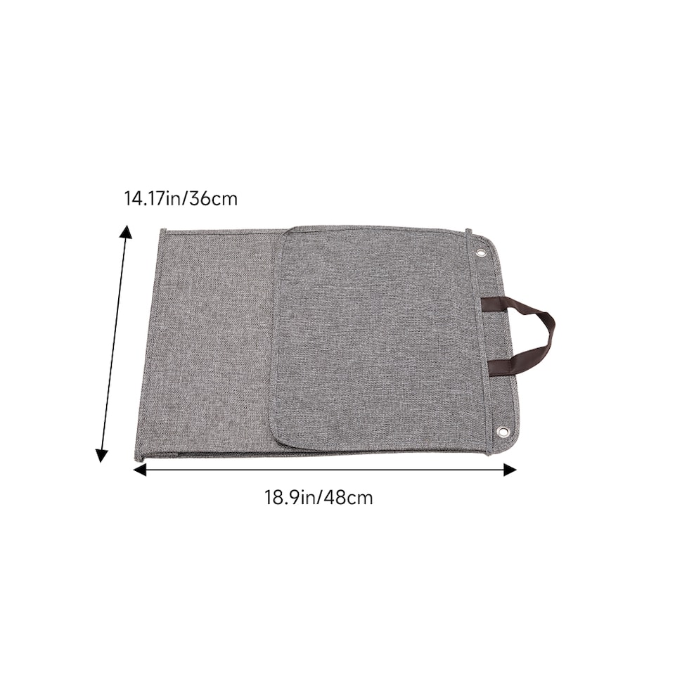 Living and Home Foldable Medium Laundry Hamper | Grey - Tesco Groceries