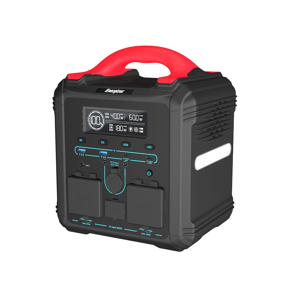 Energizer 550Wh Power Station Black - Tesco Groceries