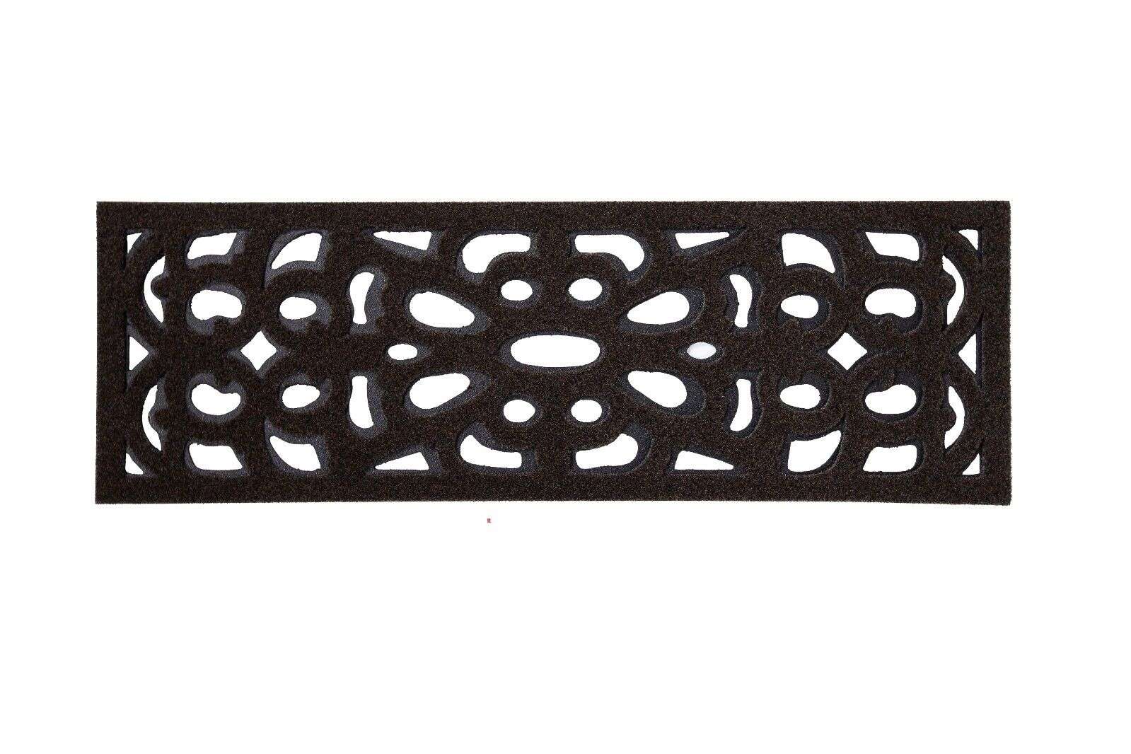 Nicoman Victorian Style Outdoor Step Mat Brown 75 x 25cm - Tesco Groceries