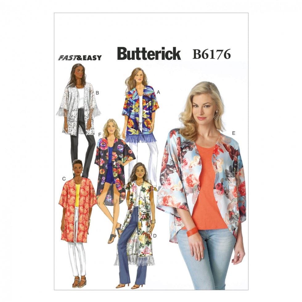 Butterick 6176 Paper Sewing Pattern – Women’s Top, Sizes L–XL–XXL, Easy ...