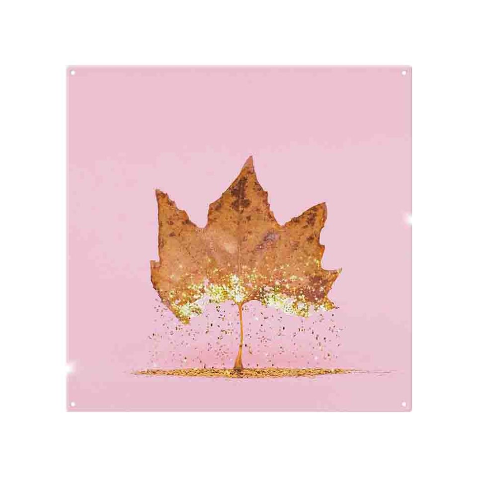 Glitter Leaf Splash Back | White - Tesco Groceries