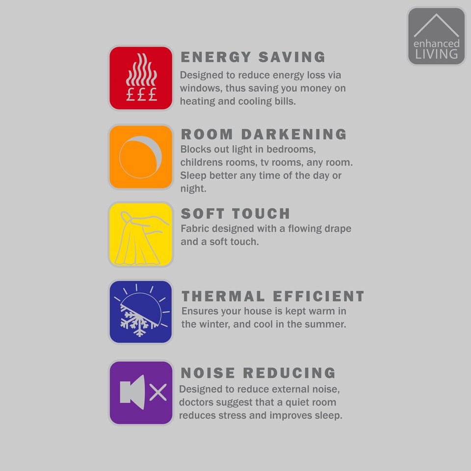 Enhanced Living Goodwood Bronze Thermal, Energy Saving, Dimout Eyelet ...