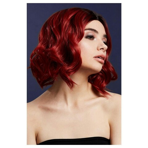 Fever Womens/Ladies Kourtney Two Tone Wig - Ruby Red - One Size Red ...