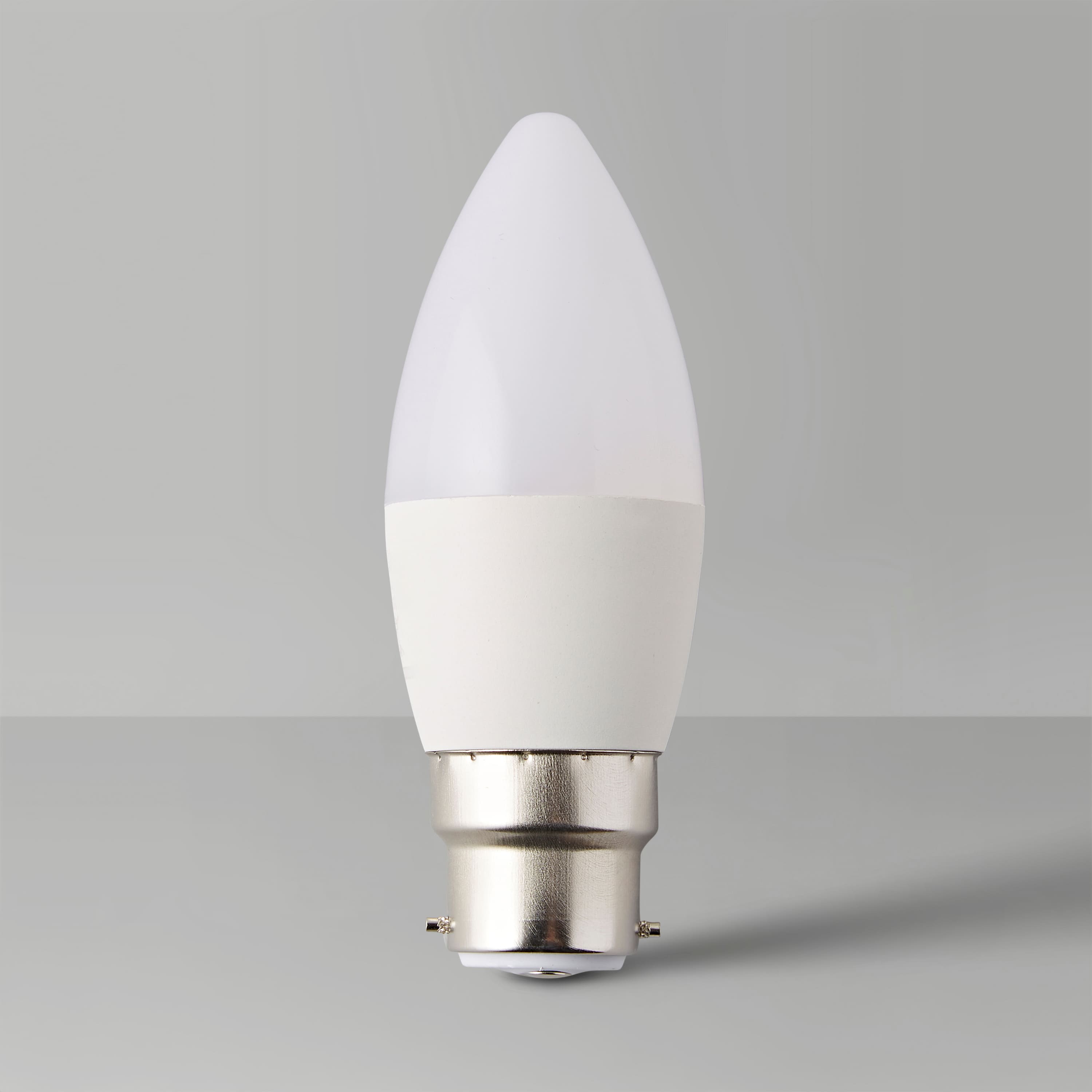 ValueLights B22 Pack of 6 4W Candle Warm White LED Bulbs | White | Warm ...