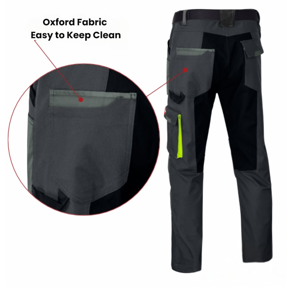 UK28 Artmas Stretch Slim Mens Work Trousers with Durable Stretch Fabric ...