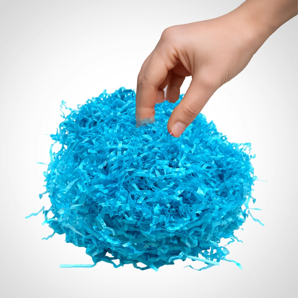 Turquoise Tissue Shred 1kg - Tesco Groceries
