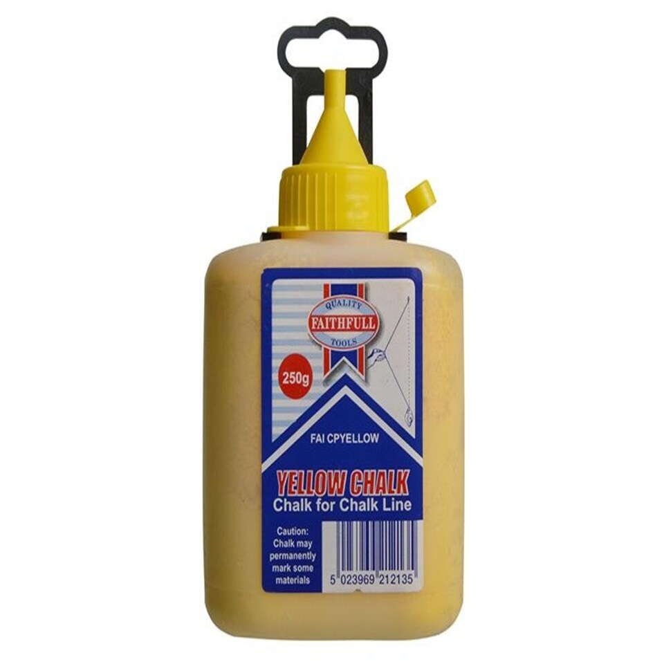 Faithfull Chalk Powder Yellow 250G - Tesco Groceries