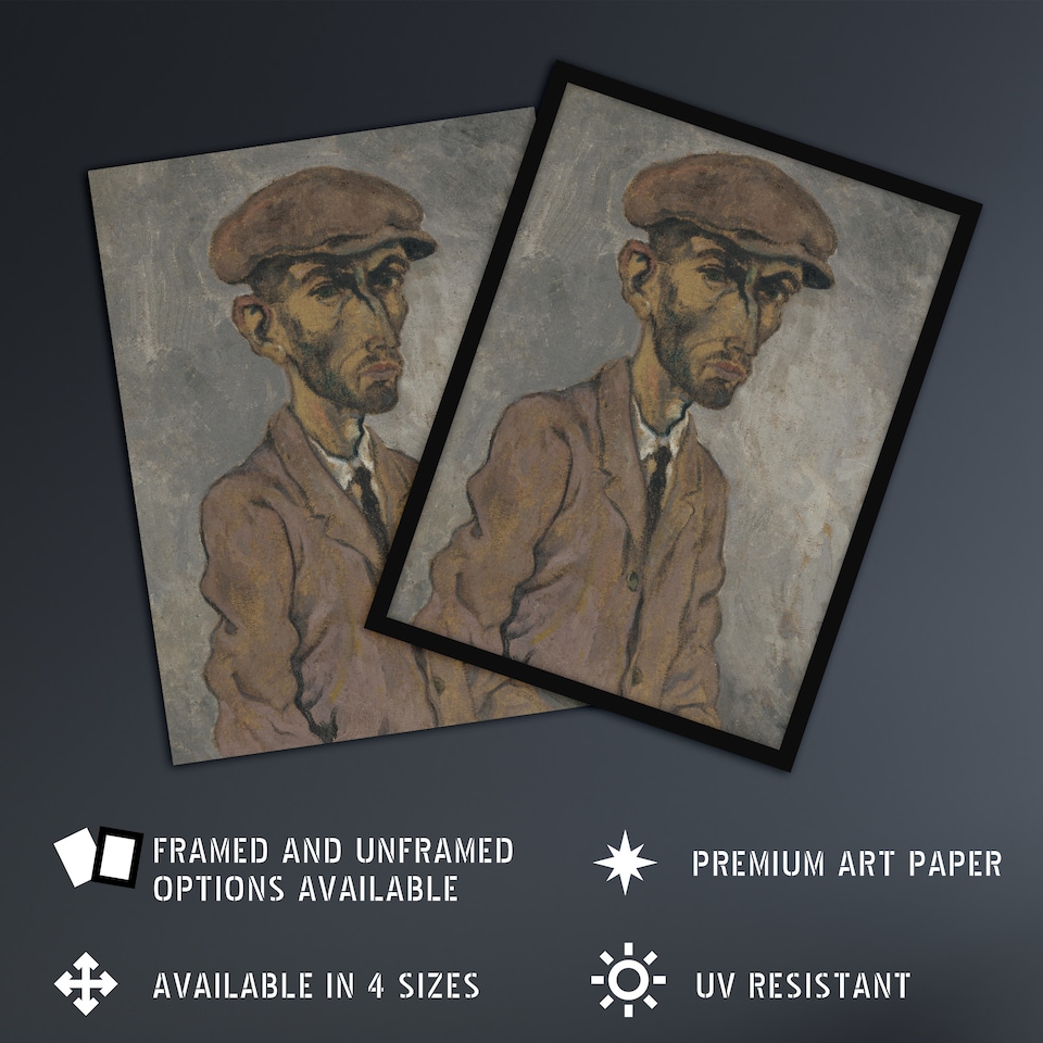 Artists Self Portrait Arnold Weisz Kubincan Huge Wall Art Poster Print ...